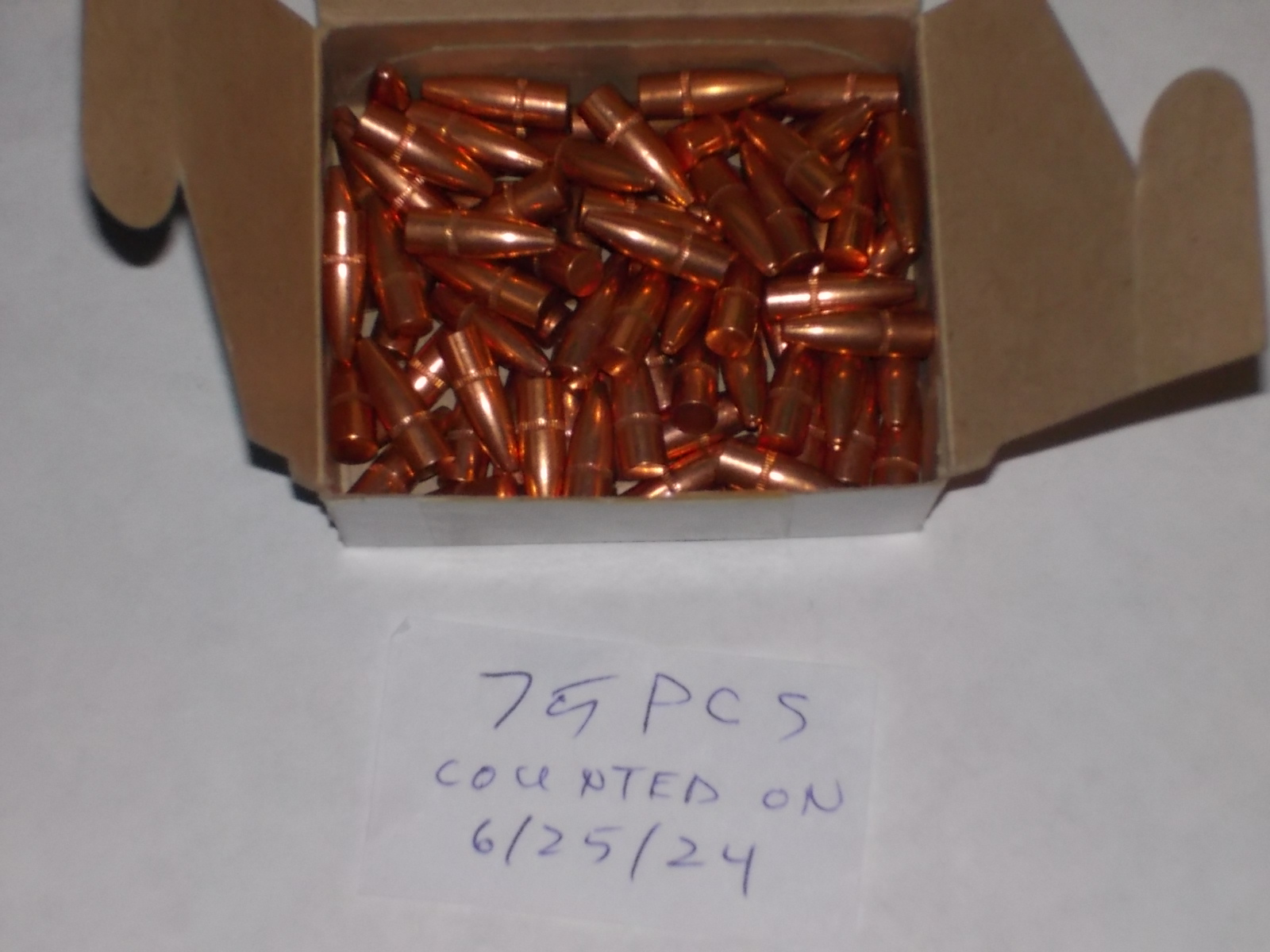 Remington 87 gr .25 Caliber Hollow Point Bullets (partial box ...